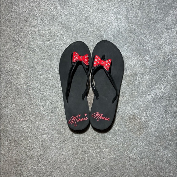 Disney | Shoes | Disney Brand Minnie Mouse Wedge Flipflops | Poshmark